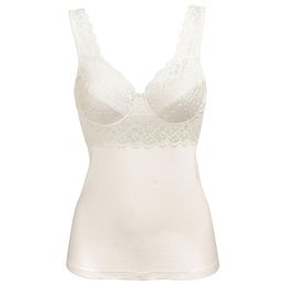 Nina von C. Damen BH-Hemd mit verstellbaren Tr&auml;gern, champagner, Gr&ouml;&szlig;e 80C