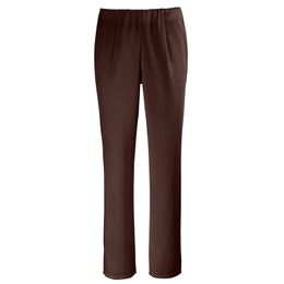 WITT Damen Stretch-Hose mit innenliegendem Dehnbund, schokobraun, Gr&ouml;&szlig;e 38