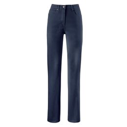 WITT Damen 5-Pocket-Jeans mit Stretch-Anteil, dark blue, Gr&ouml;&szlig;e 205