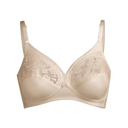 Triumph Damen BH ohne B&uuml;gel mit Spitze an den Obercups, elfenbein, Gr&ouml;&szlig;e 80C