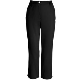 COSMA Damen 7/8-Hose schmutzabweisend und knitterarm, schwarz, Gr&ouml;&szlig;e 40