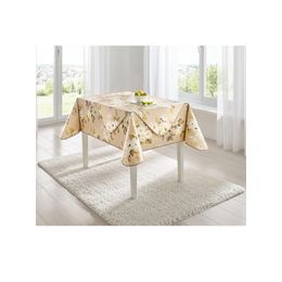 WITT Tischdecke, beige, Gr&ouml;&szlig;e 80x80 cm - Mitteldecke