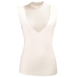 Nina von C. Damen Blazershirt mit Stehkragen, champagner, Gr&ouml;&szlig;e 52