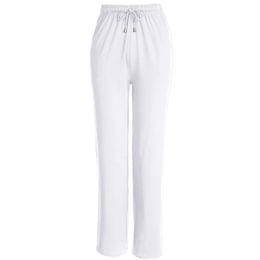 WITT Damen Freizeithose mit Kordelzug, wei&szlig;, Gr&ouml;&szlig;e 48