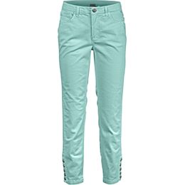 Heine Witt Damen 7/8-Hose vertiefte Leibh&ouml;he, t&uuml;rkis, Gr&ouml;&szlig;e 38