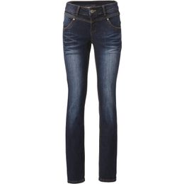 Heine Witt Damen Skinny Jeans mit vertiefter Leibh&ouml;he, blue denim, Gr&ouml;&szlig;e 42