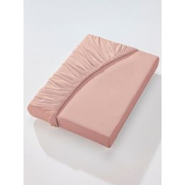 Estella Spannbetttuch, rosé, Größe 1 St. 180x200 - 200x200 cm