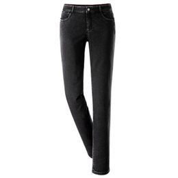 Ascari Damen Stretch-Jeans in R&ouml;hren-Form, schwarz, Gr&ouml;&szlig;e 17