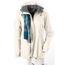 WITT Damen Funktionsjacke mit Innentasche, kn&ouml;pfbar, wollwei&szlig;, Gr&ouml;&szlig;e 44