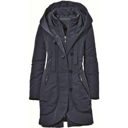 Heine Witt Damen Parka mit leichter Wattierung, marine, Gr&ouml;&szlig;e 42