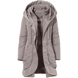 Heine Witt Damen Parka mit leichter Wattierung, taupe, Gr&ouml;&szlig;e 34