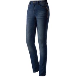 WITT Damen 5-Pocket-Jeans, blue-stone-washed, Gr&ouml;&szlig;e 38