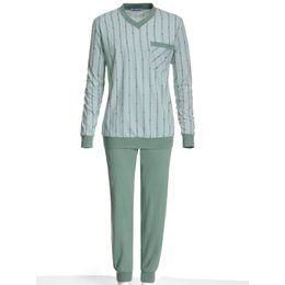 KINGsCLUB Herren Schlafanzug, mint-petrol, Gr&ouml;&szlig;e 52/54