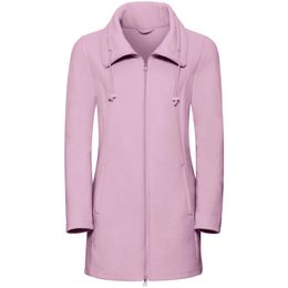 sheego Gro&szlig;e Gr&ouml;&szlig;en Fleecejacke mit 2-Wege-Rei&szlig;verschluss, ros&eacute;, Gr&ouml;&szlig;e 50 - Damen