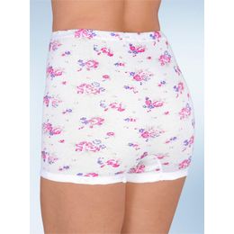 wäschepur wäschepur Damen Pagenschlüpfer mit Blüten-Druck, rosé-bedruckt, Größe 40/42
