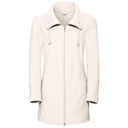 WITT Damen Fleecejacke mit 2-Wege-Rei&szlig;verschluss, wollwei&szlig;, Gr&ouml;&szlig;e 48