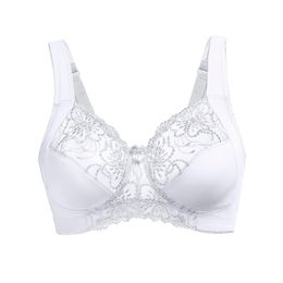 w&auml;schepur w&auml;schepur Damen BH ohne B&uuml;gel mit T&uuml;llspitze, wei&szlig;, Gr&ouml;&szlig;e 105D