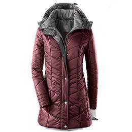 WITT Damen Steppjacke in Microfaser-Qualit&auml;t, pflegeleicht, bordeaux, Gr&ouml;&szlig;e 36
