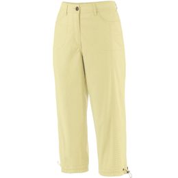 WITT Damen Caprihose mit Gummizug am Beinabschluss, gelb, Gr&ouml;&szlig;e 44
