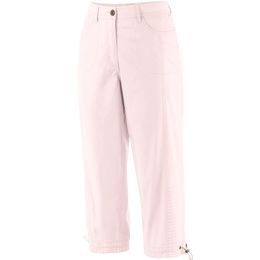 WITT Damen Caprihose mit Gummizug am Beinabschluss, ros&eacute;, Gr&ouml;&szlig;e 38