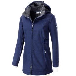 WITT Damen Softshelljacke gef&uuml;ttert, wasserabweisend, marine-meliert, Gr&ouml;&szlig;e 25