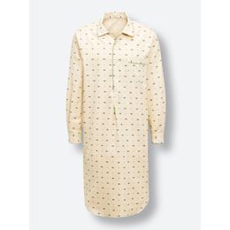 WITT Herren Nachthemd, beige, Gr&ouml;&szlig;e 52/54