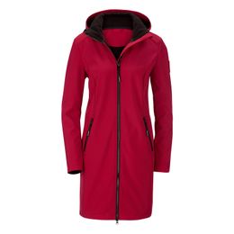 WITT Damen Softshelljacke mit Gummizug im R&uuml;cken, rot, Gr&ouml;&szlig;e 23