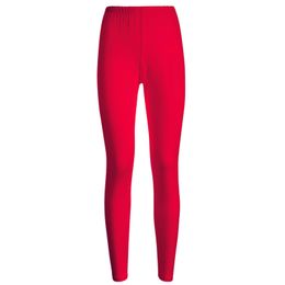 WITT Damen Leggings mit Rundum-Dehnbund, rot, Gr&ouml;&szlig;e 42
