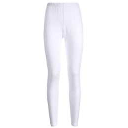 WITT Damen Leggings mit Rundum-Dehnbund, wei&szlig;, Gr&ouml;&szlig;e 54
