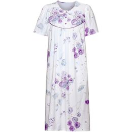 w&auml;schepur w&auml;schepur Damen Nachthemd mit Bl&uuml;ten-Druck, hautsympathisch, ecru-bedruckt, Gr&ouml;&szlig;e 36/38