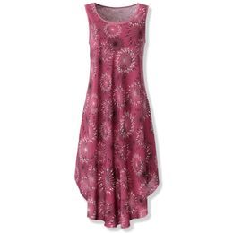WITT Damen Druckkleid mit Bl&uuml;ten-Muster, figurumspielend, beere-graphit-bedruckt, Gr&ouml;&szlig;e 19
