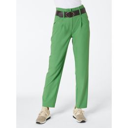 WITT Damen Bundfaltenhose in gewebter Qualit&auml;t, apfel, Gr&ouml;&szlig;e 50