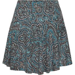 Lascana Damen Hosen-Rock, Blau, Gr. 42, Kurze R&ouml;cke, Material: Viskose