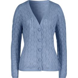 Ajourstrickjacke