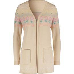 Jacquardstrickjacke