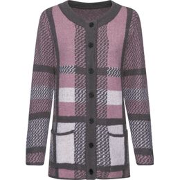 Jacquardstrickjacke