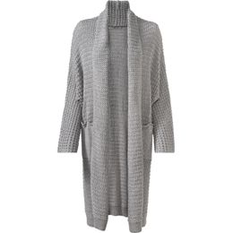 Longstrickjacke