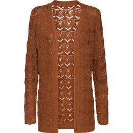 Ajourstrickjacke
