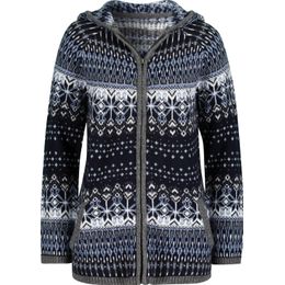 Kapuzenstrickjacke