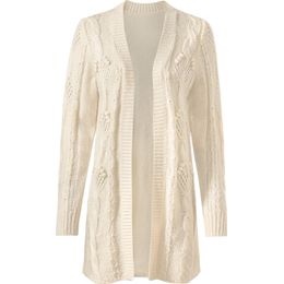 Longstrickjacke