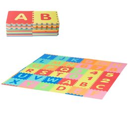 HOMCOM 60-teilige Kinder Puzzlematte Spielmatte Kinderspielteppich Spielteppich für Baby & Kinder pädagogis