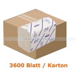 Kimberly-Clark Papierhandtücher Kimberly Clark SCOTT® XTRA Medium Weiß 1 Lagig, I Faltung, AIRFLEX, Interfold 20x31.5 cm