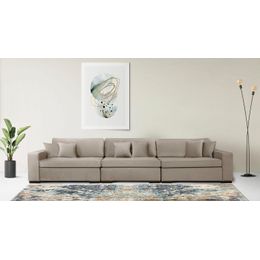 Guido Maria Kretschmer Home & Living Guido Maria Kretschmer Home&Living 3-Sitzer Skara, Lounge-Sofa mit Federkernpolsterung, in vielen Bezugsvarianten, beige