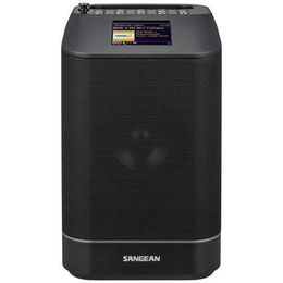 Sangean WFS-58 Internet Kofferradio DAB+, UKW, Internet AUX, Bluetooth®, WLAN, Internetradio Multiroom-fähig Schwarz