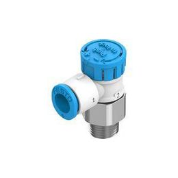 Festo Zuluft-Drossel-R&uuml;ckschlagventil, R1/8" / QS-6, 20kPa 1MPa, 170L/min - VFOE-LS-T-R18-Q6