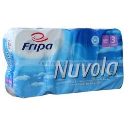 Toilettenpapier Fripa Tissue Nuvola hochweiß 3-lagig 8er 8 Rollen/Paket x 250 Blatt a 12cm, 3-lagig,Plus3
