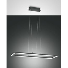 Fabas Luce Bard Pendelleuchte LED Anthrazit, 1-flammig