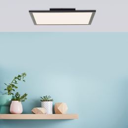 BRILLIANT LEUCHTEN Brilliant Jacinda Deckenpanel LED Schwarz, 1-flammig, Fernbedienung