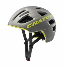 Cratoni City Fahrradhelm C-Pure anthrazit-lime matt
