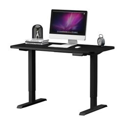 ALBATROS Höhenverstellbarer Schreibtisch LIFT 2P11, 110x60cm, Schwarz, Schreibtisch Höhenverstellbar Elektrisch mit Digitaldisplay, Optimal als Stehschreibtisch, Bürotisch oder Standing Desk